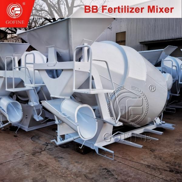 Quality Multiple Material Fertilizer Batch Mixing Concrete Soil Mixer Fertilizer Production BB Fertilizer Mixer for sale