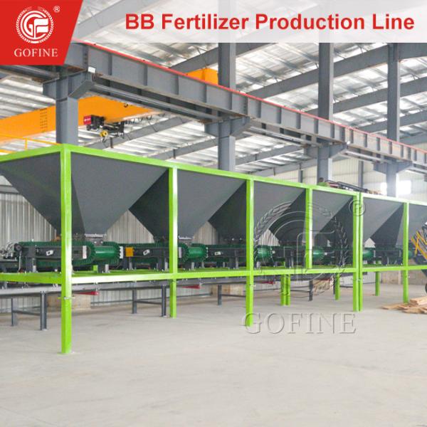 Quality 15t/h Bulk Fertilizer Granules Blending Mixer Machine for BB Fertilizer Production Line for sale