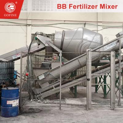 China Compact Organic Fertilizer Making Machine Mobile Chemical Mixing System for sale