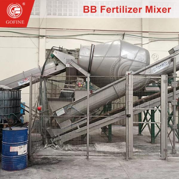 Quality Compact Organic Fertilizer Making Machine Mobile Chemical Mixing System for sale