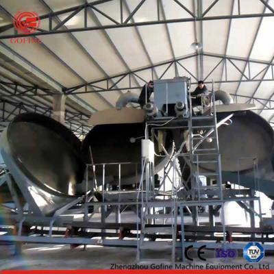 China Energy Saving NPK Compound Fertilizer Production Line 5 Tons / Hour Disc Granulation for sale