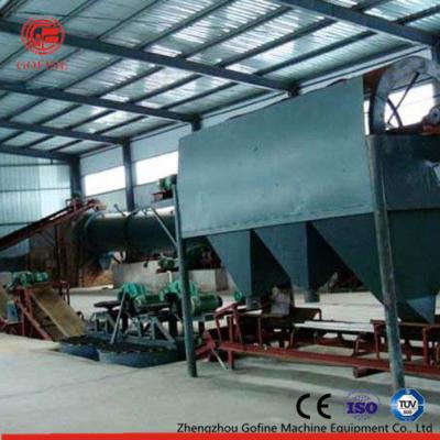 China Compact Structure Compound Fertilizer Production Line Low Power Consumption for sale