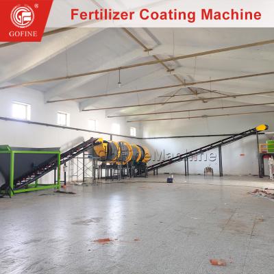 China Fully Automatic Fertilizer Coating Line 3-6 Ton Per Hour for sale
