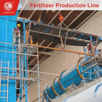 China Potassium Chloride & MAP Dual-Input Granulating Production Line for sale