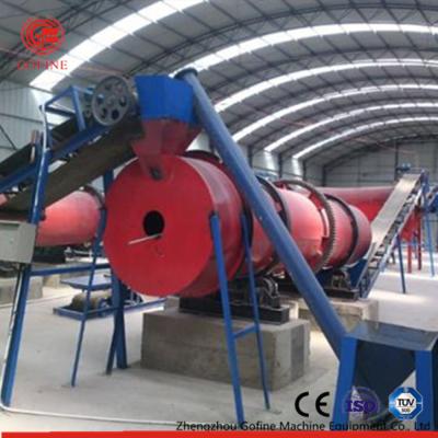 China Cow Manure Organic Fertilizer Production Line , Organic Fertilizer Making Machine for sale