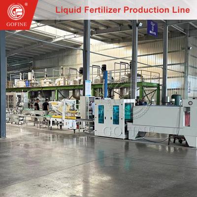 China Fully Automatic Organic Liquid Fertilizer Production Line for sale
