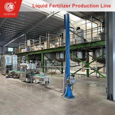 China Water-Soluble Fertilizer Mixing And Filling Production Line for sale