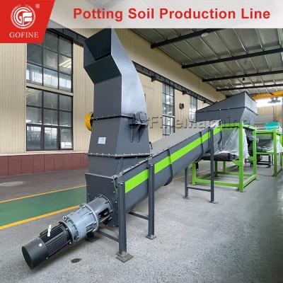 China Organic Potting Mix Production Line Coconut Coir Crusher for sale