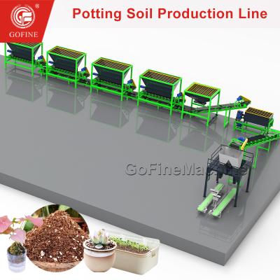 China Indoor Potting Soil Mixer Machine Soil Mixing Equipment Supplier for sale