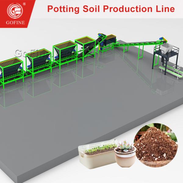 Quality Homemade Soil Greenhouse Dirt Mixer Potting Mix Processing Equipment for sale