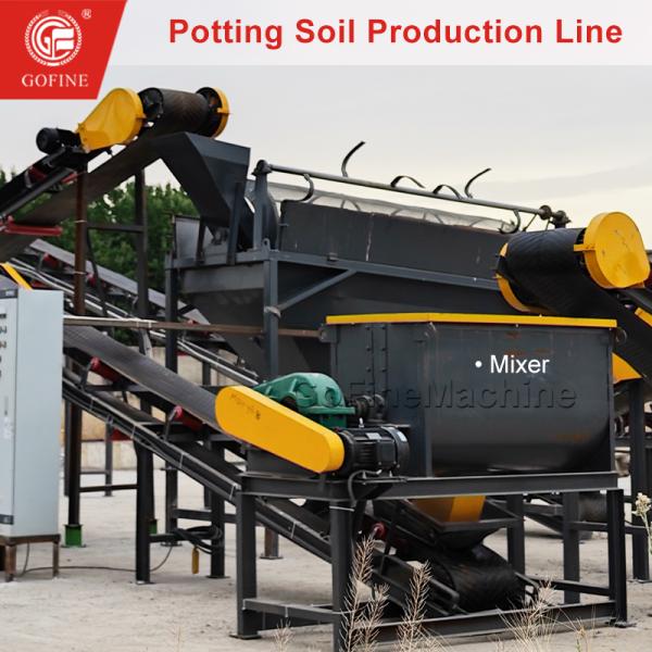 Quality Garden Potting Soil Batch Mixer Seedling Soil Mixture Machine for sale