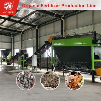 China High Production Efficiency Potassium Humate Processing line Organic Fertilizer Making Production Line for sale