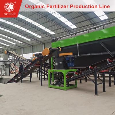 China Widely Used Sewage Sludge Processing Equipment Organic Compost Production Line for sale
