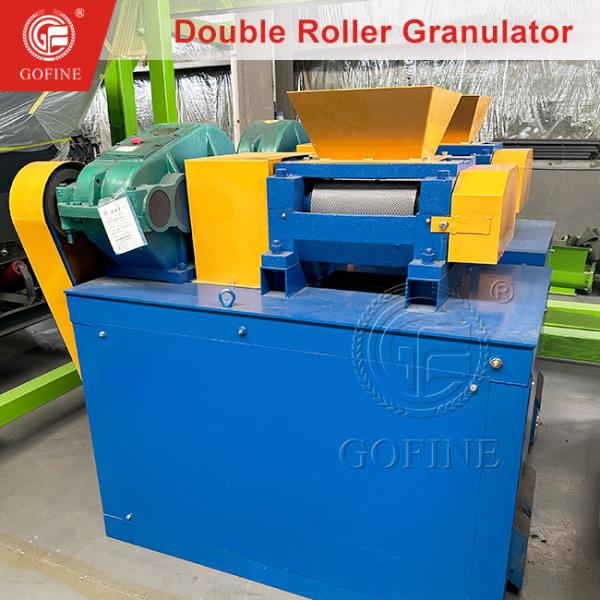 Quality Extrusion Granulation Method Double Roller Fertilizer Granulator With Support And Services for sale