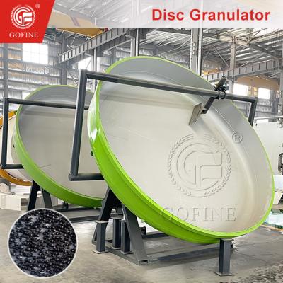 China Disc Granulator Fertilizer Machine 1-2T/H with PLC Control System for sale
