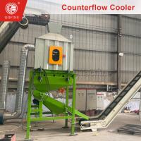 China Feed Mill Machine Vertical Pellet Cooler Counter Flow Cooling Tower for sale