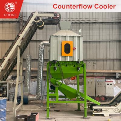 China Automatic Counterflow Cooling System Pellet Cooling Equipment for sale