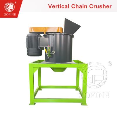 China Drying Chicken Manure Organic Fertilizer Compost Chain Mill Crusher for sale