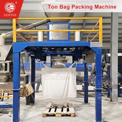 China Open Mouth Fibc Bags Dumping Station Water Soluble Fertilizer Filling Weighing Bagging Equipment for sale