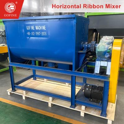 China Automatic NPK Fertilizer Mixing Machine 380V Horizontal Blender for sale