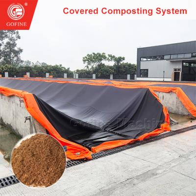 China Agricultural Waste Semi-Membrane Composting Equipment for Soil Fermentation for sale