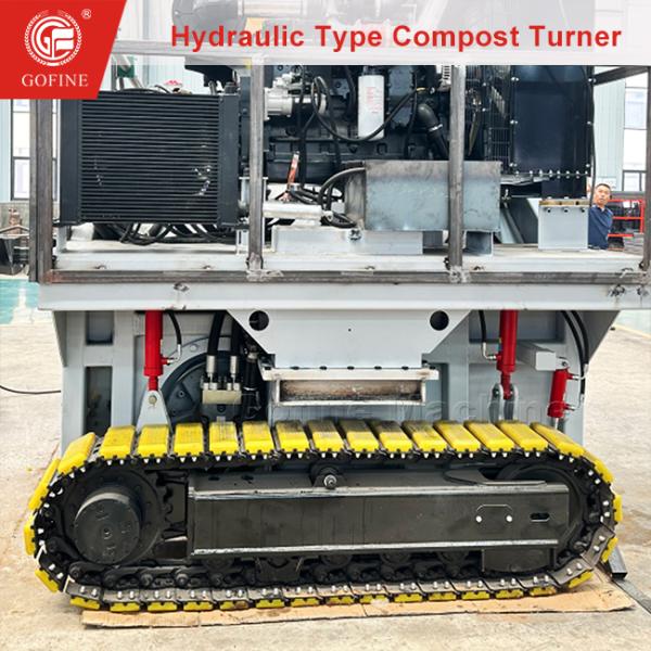 Quality High-Efficiency Organic Waste Composting: Full Hydraulic Crawler Windrow Turner for sale