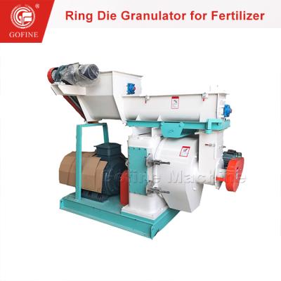 China Heavy-Duty Chicken Manure Fertilizer Granulation Equipment with Ring Die System for sale