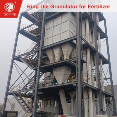 China Heavy-Duty Vertical Ring Die Granulator For Npk & Compost Processing for sale