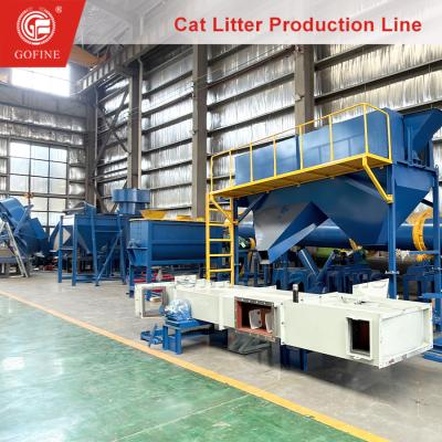 China Automatic 3t/h Cat Litter Plant: Disc Granulator Production Line for sale