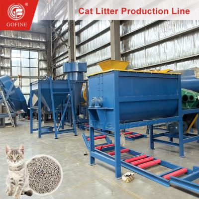 China Optimized Cat Litter Production Process for Strong Clumping and Low Dust for sale