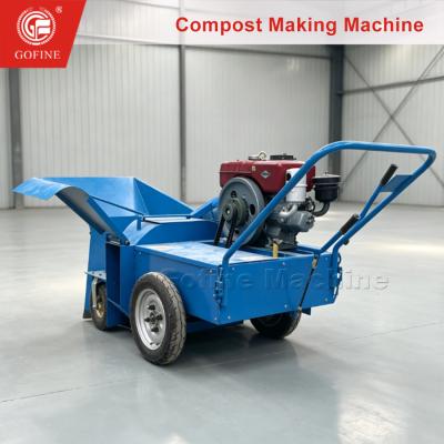 China Walk‑Behind Self‑Propelled Mushroom Compost Turner for sale