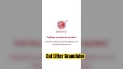 Bentonite Cat Litter Disc Granulator