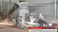 Chicken Manure Fertilizer Making Machine Aerobic Fermented Chicken Dung