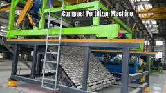 High-efficiency Animal Manure Straw Organic Compound Fertilizer Chain Plate Turning Machine