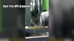 Dust-free NPK Fertilizer Production Line , Double Rollers NPK Granulator Machine