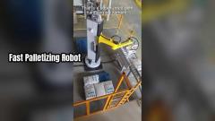 High-efficiency production line column palletizing robot