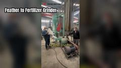 organic fertilizer production equipment chicken feather grinder