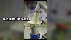 Complete Animal Feed Pellet Production Line With Feed Mill Feed Pellet Machine
