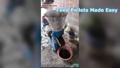 Animal feed machine for chicken, duck and fish feed pellet processing