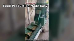 Poultry feed grinding pellet machine feed production line