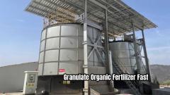 Small Powder Organic Fertilizer Granulation Processing Machinery For Production Line