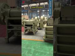 Jaw crushers are used for crushing ores and fertilizers.