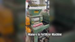 double roller granulator for organic chicken manure, compound fertilizer, and production line