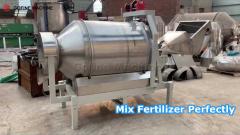 Stainless Steel Bb Fertilizer Mixer Closed Paddle Blending Machine