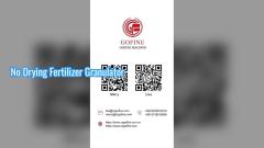 No Drying Double Roller NPK Compound Fertilizer Granulator