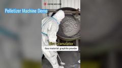 View Automatic Pan/Disc Pelletizer Cat Litter Pellet Production Machine Demo