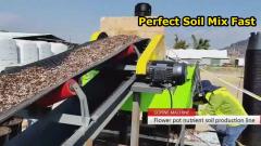 soil mix system potting soil mix line nutrient soil production line