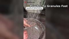 Gypsum powder granules making machine dry granulation equipment