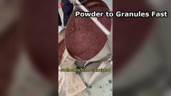 2.5mm Granular Making Machine Compact Small Powder Granulator