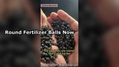 Perfect Round Ball Shape Organic Fertilizer Granules Polishing Machine